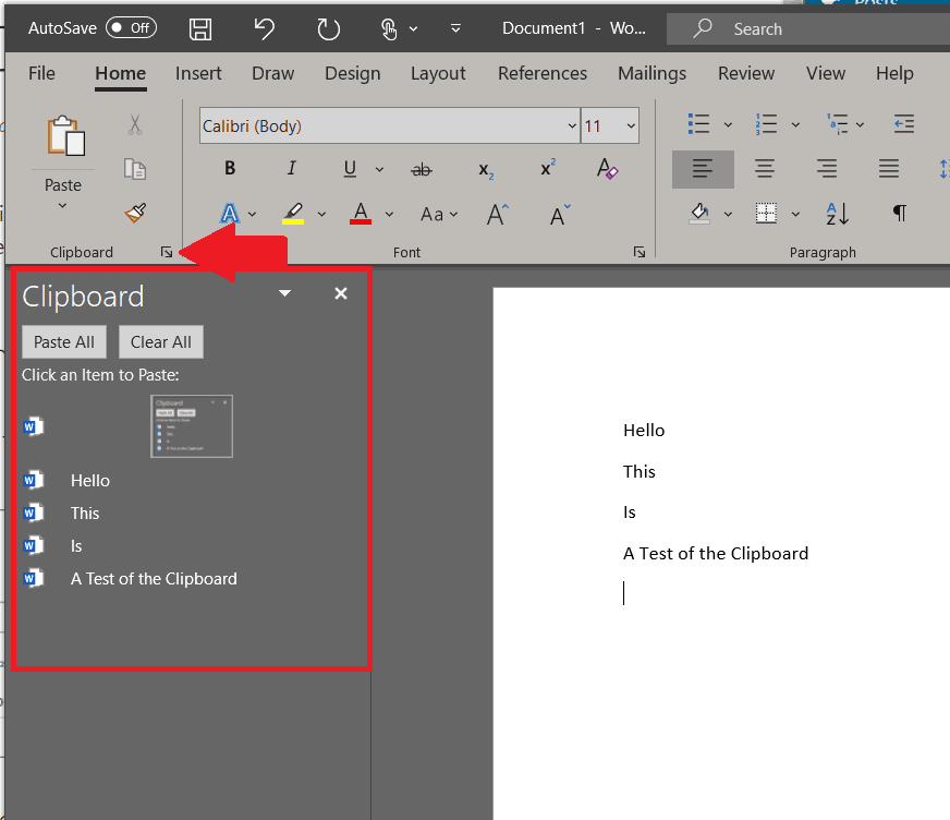 Sử dụng Office Clipboard trên Office 365 - Chuyên trang Microsoft
