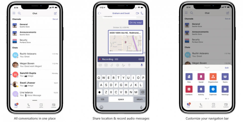 Microsoft cập nhật tính năng mới cho Teams trên iOS và Android