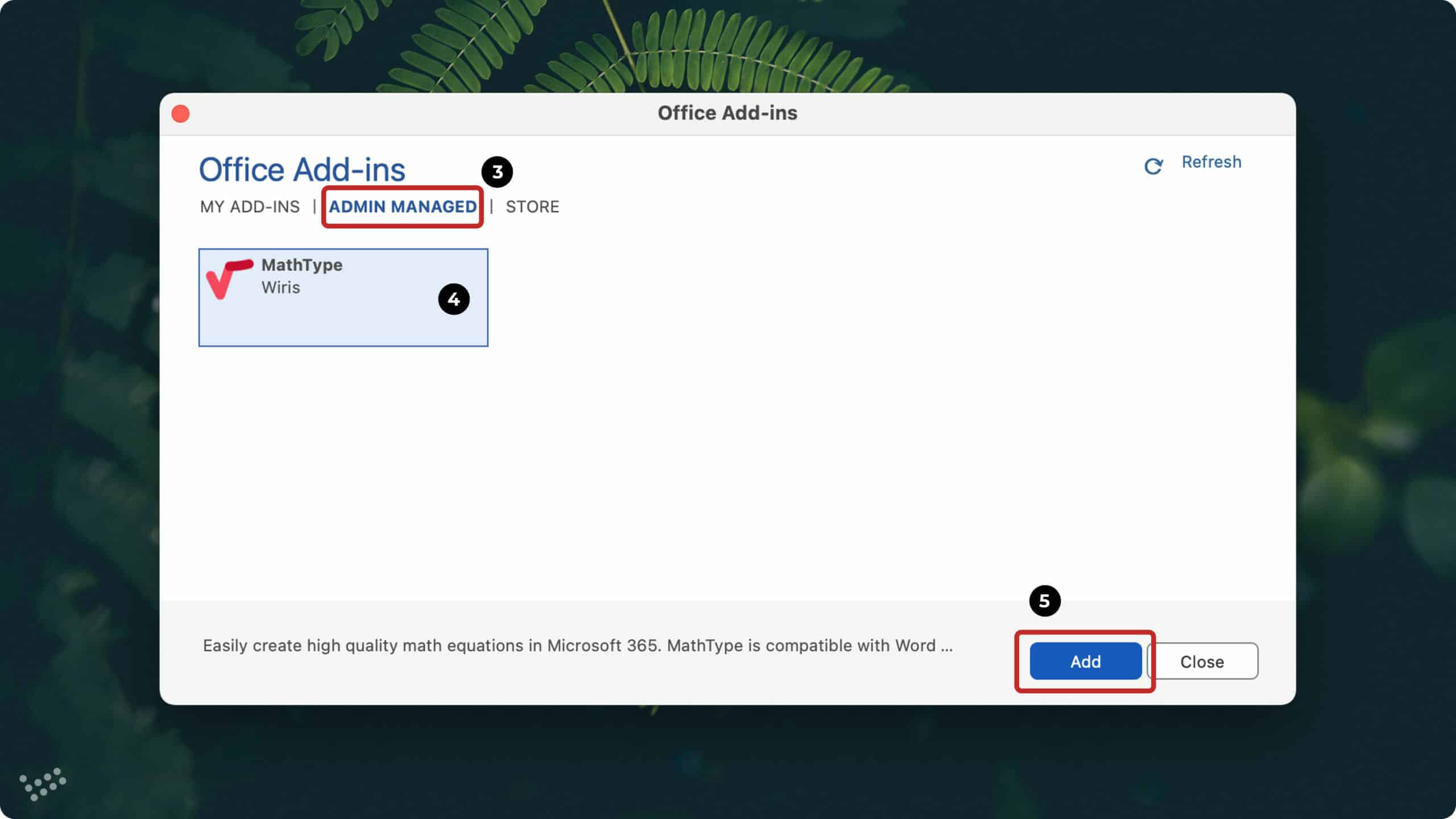 Hướng dẫn cài MathType trên Microsoft365 - Chuyên trang Microsoft