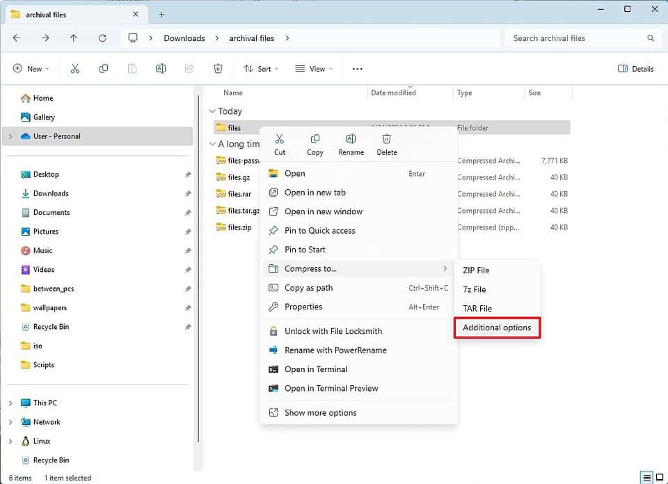 Cách nén và giải nén file ZIP trên windows 11 - Chuyên trang Microsoft